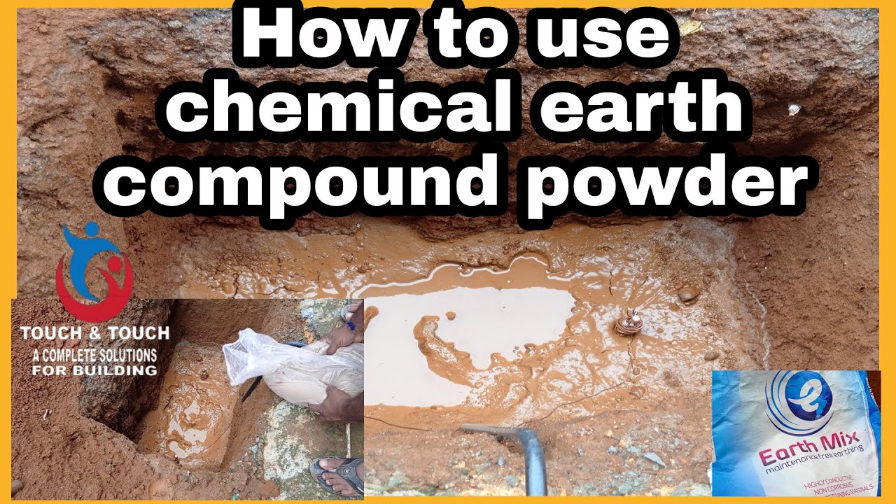 How to use chemical earth compound powder | ഹൗസ് എർത്തിങ് എങ്ങനെ ...
