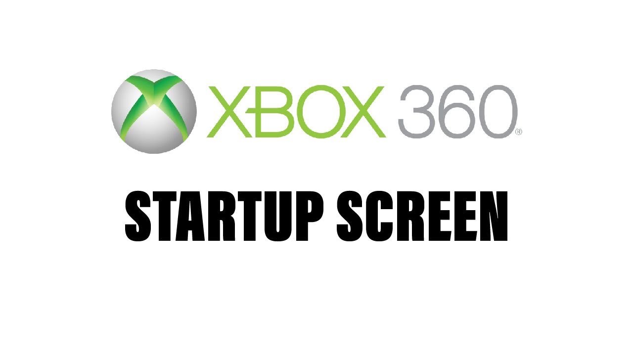 Xbox 360 Startup Screen - YouTube