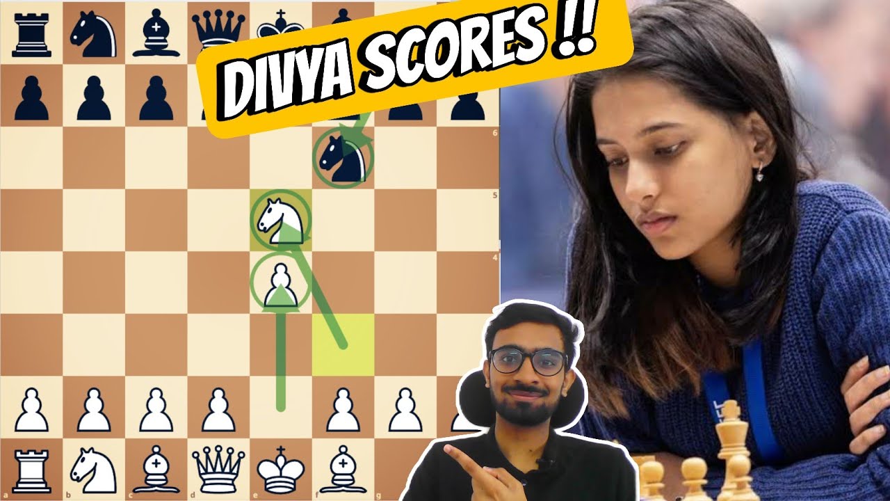 Divya Deshmukh Wins it For INDIA !! Against China at Chess Olympiad ...