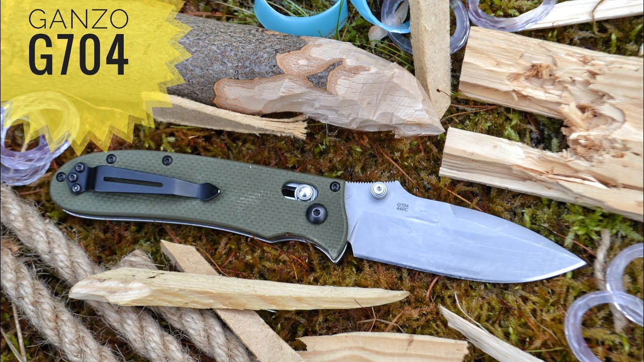 тест Ganzo G704 до и ПОСЛЕ переточки / test - YouTube