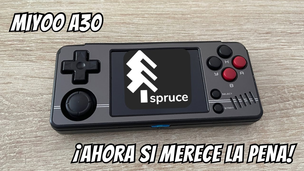 Miyoo A30 ¡Ahora si que merece la pena! Probamos Spruce OS - YouTube
