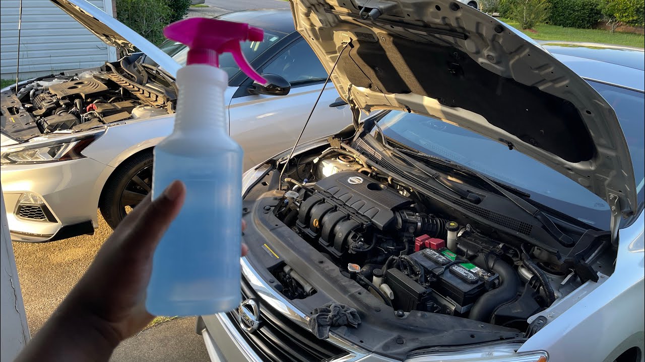 Cleaning The Engine Bay On The Altima & Sentra!!!! - YouTube