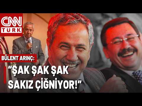 Bir Düğün, Bir Sürü Polemik... Bülent Arınç - Melih Gökçek Kavgası Yine Patladı