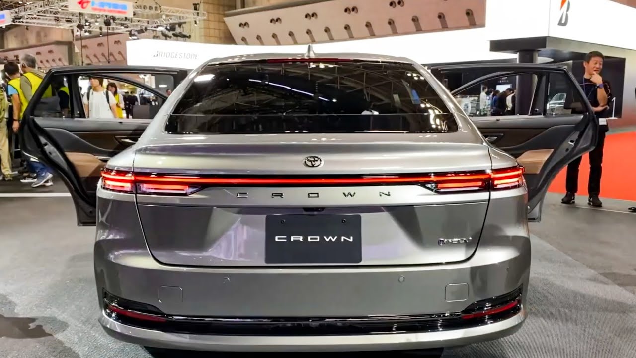New 2024 Toyota Crown Sedan launch at JMS | Exterior and Interior - YouTube