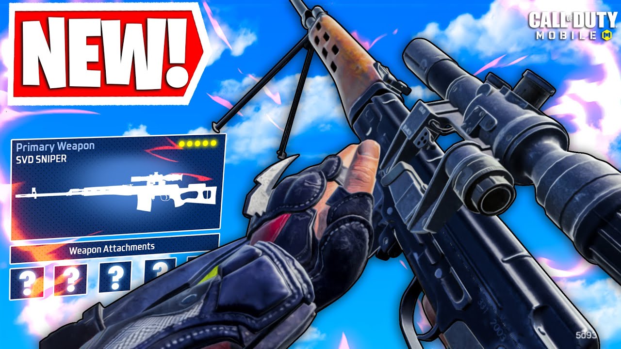 *NEW* SVD SNIPER RIFLE - BEST SNIPER IN SEASON 10? CODM BATTLE ROYALE ...