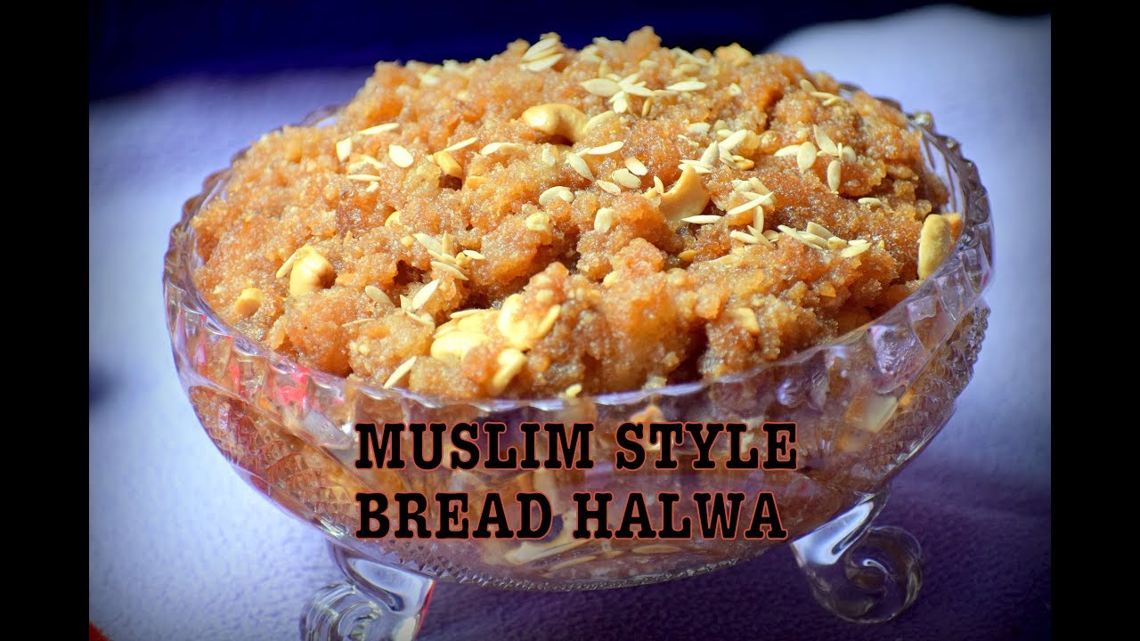 Muslim Wedding style Authentic Bread Halwa - YouTube