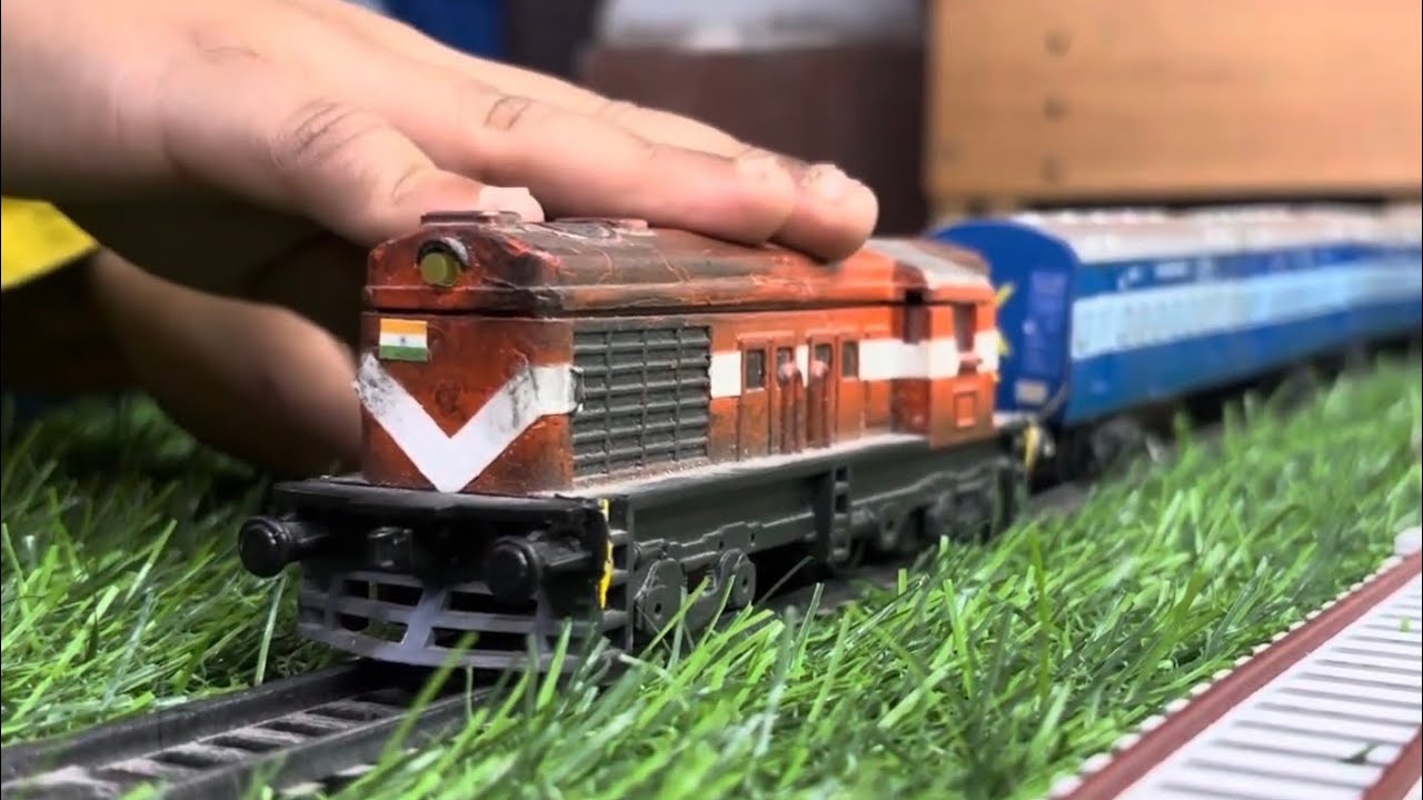 Centy WDM3A With Long ICF Coaches Side Running View - YouTube