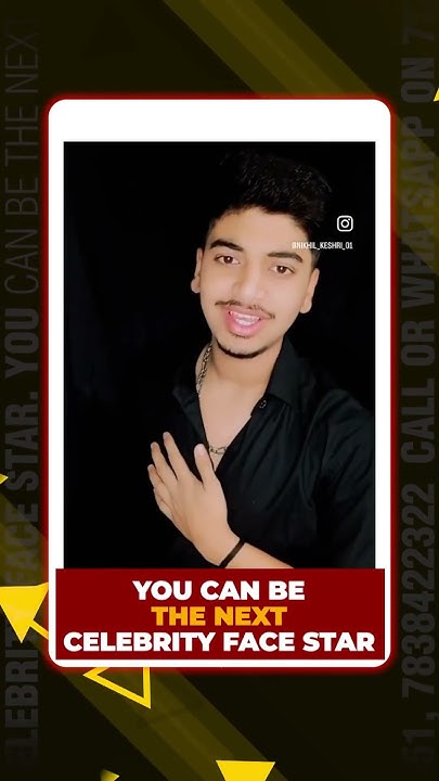 Celebrity Face Star Season 07 Candidate NIKHIL KESHRI Introduction #trending #celebrityfacestar ...