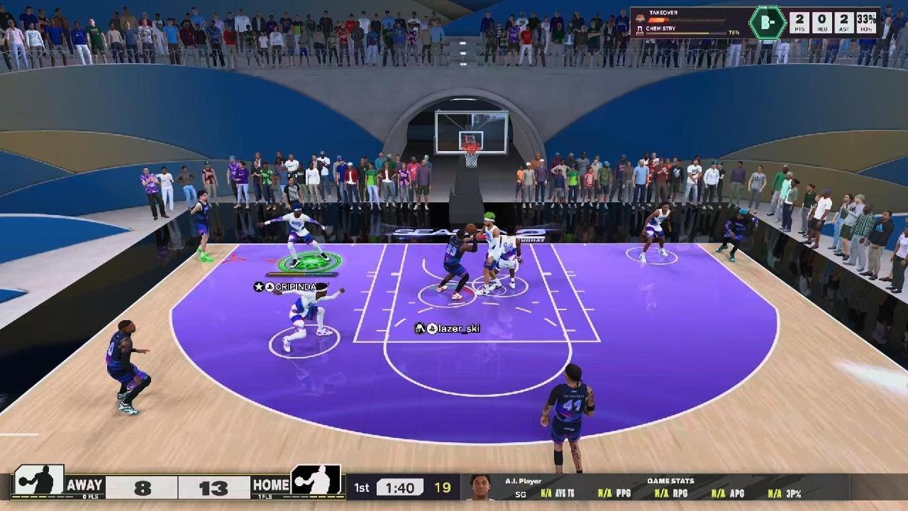 NBA 2K25 REC win With Letloose187 23/24 points - YouTube