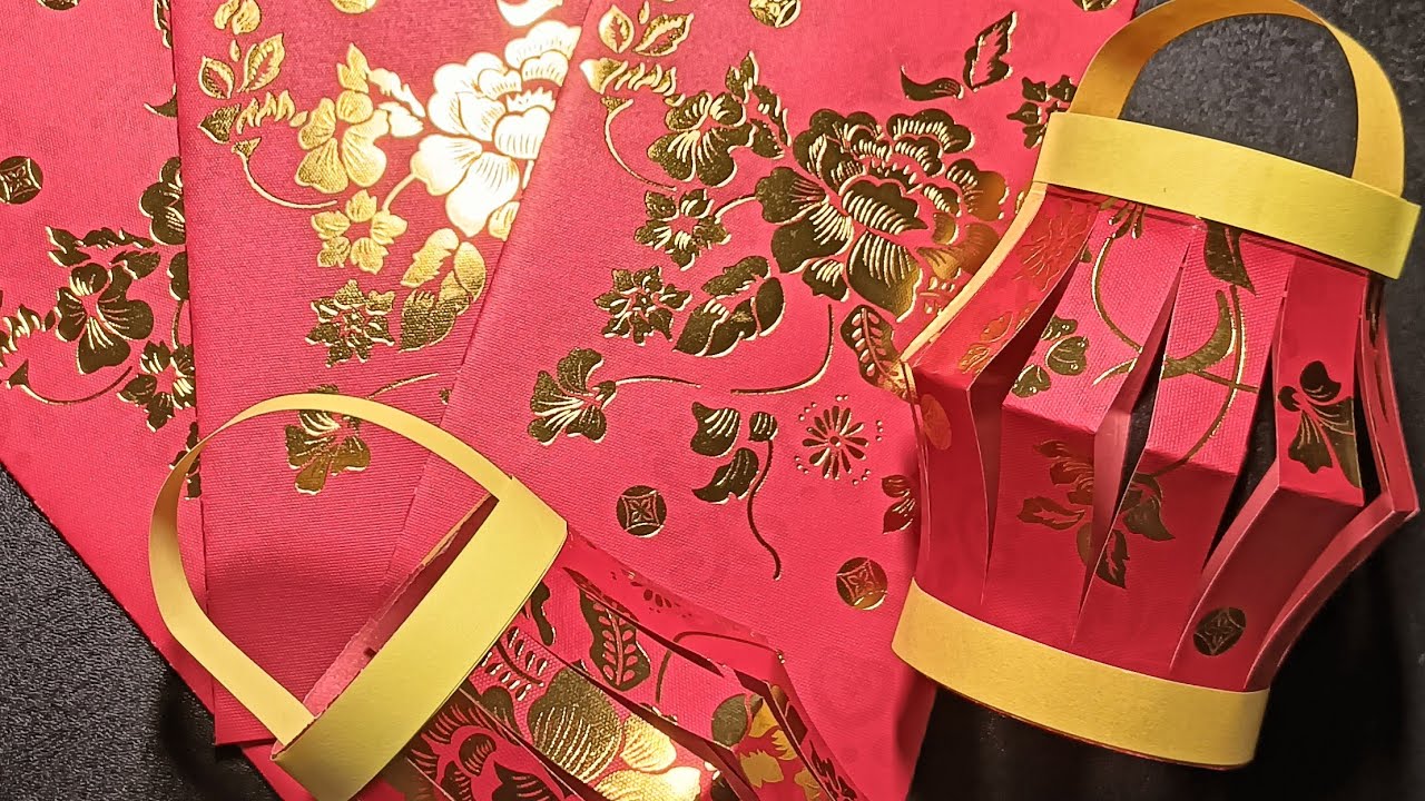 Easy Origami/ DIY Chinese Lantern 🏮 for CNY 2025 - YouTube