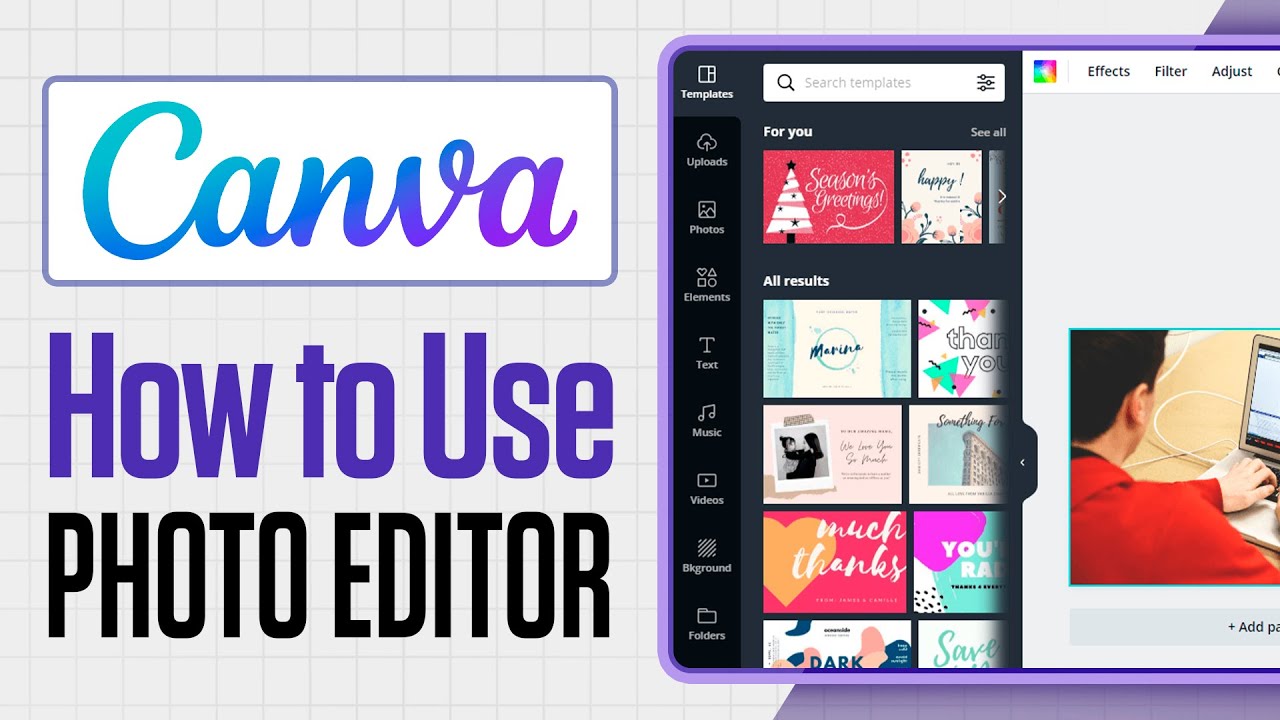 How to Use Canva Photo Editing | Tips and Tricks - YouTube