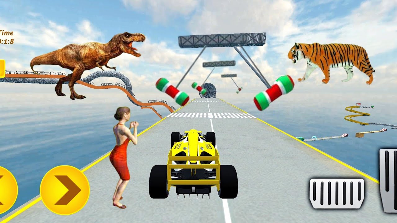 Car Racing Game -#15 Drive extreme & stunt - car ramp in street racing ...