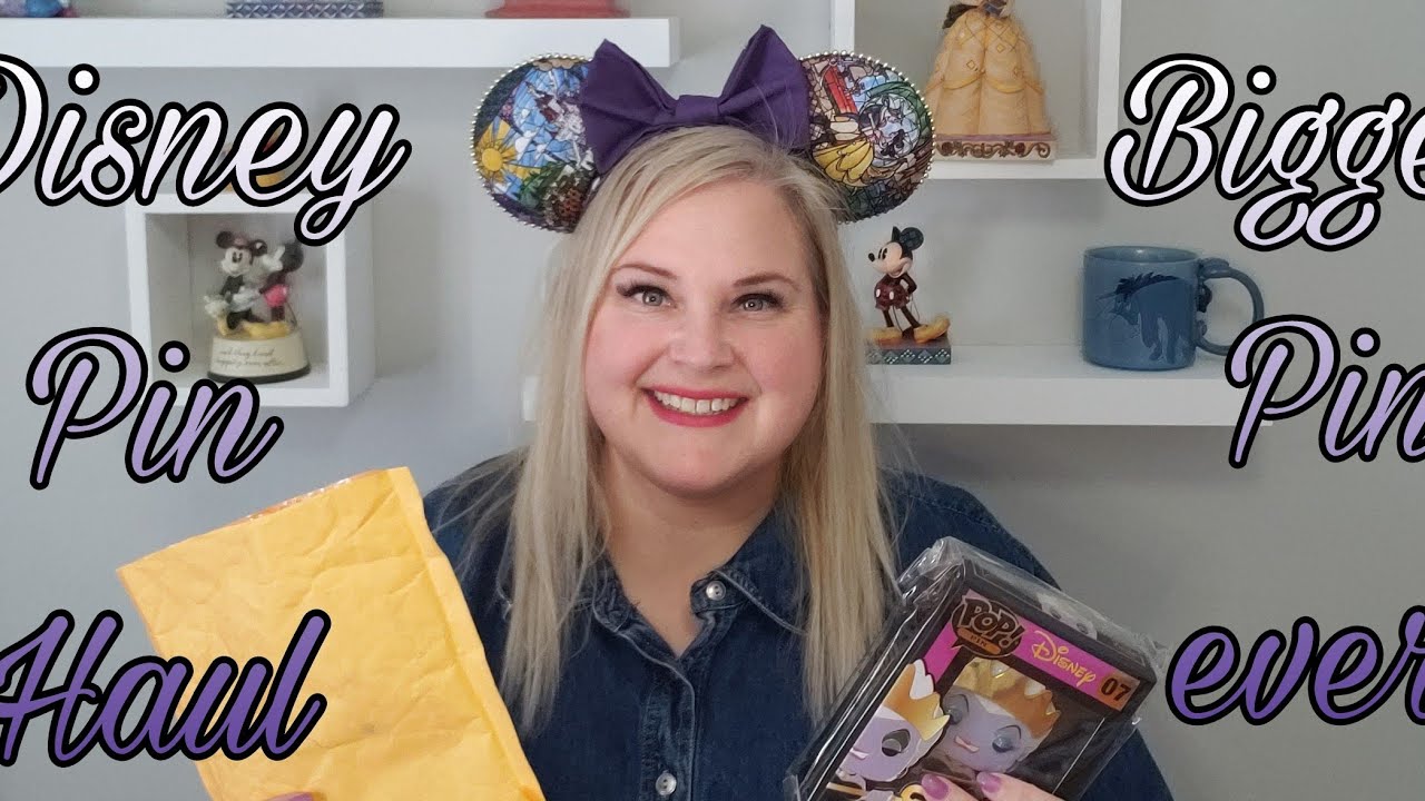 My biggest pin ever!! Disney pin haul! - YouTube