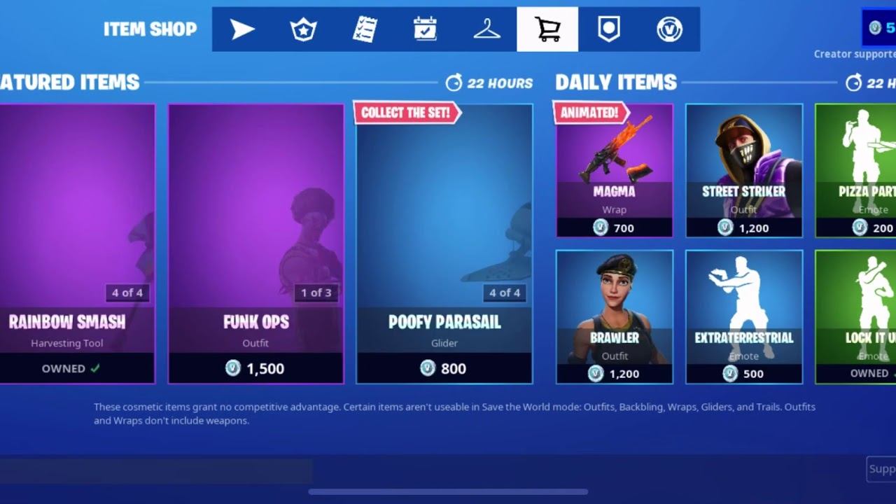 November 17 FN item shop - YouTube