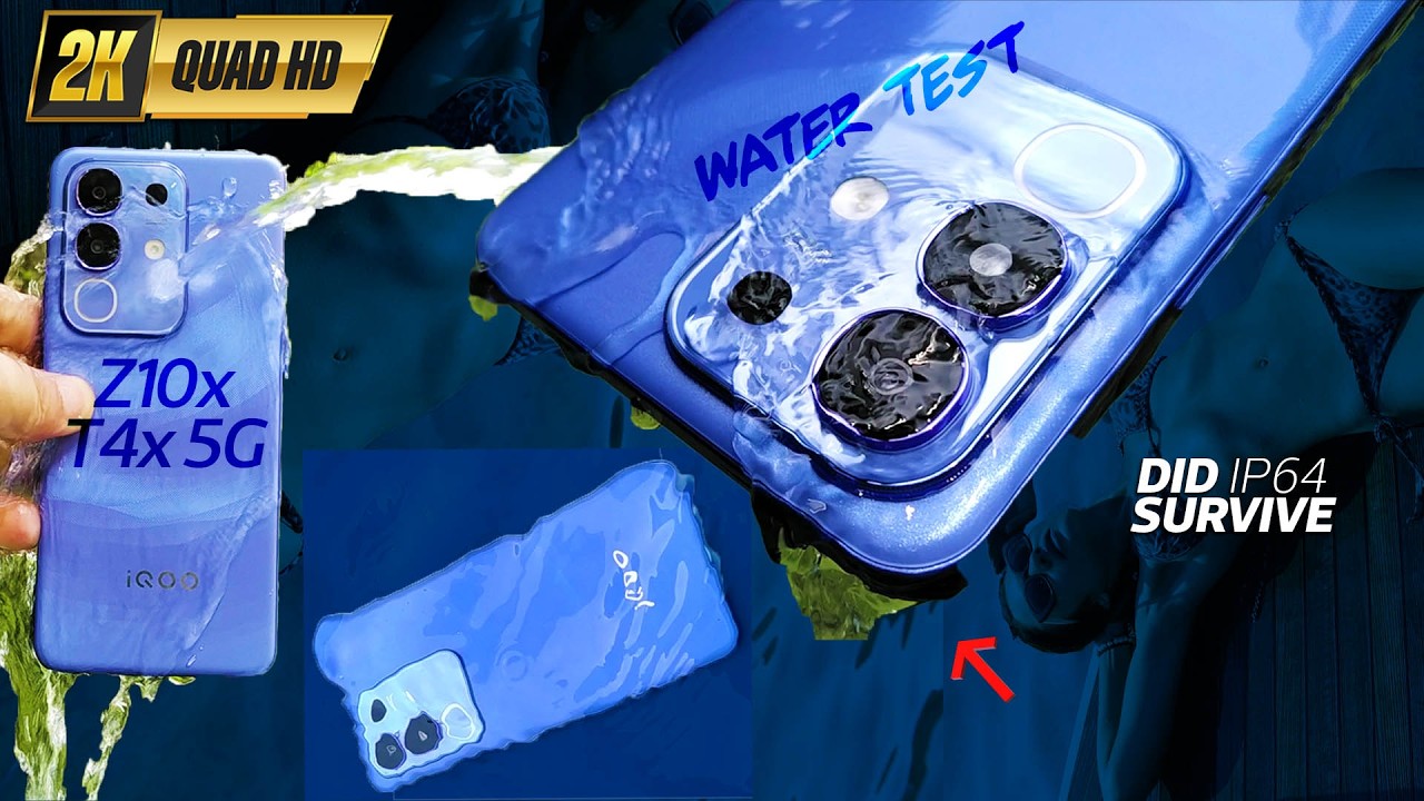 iQOO Z10x | vivo T4x 5G Waterproof Damage Test - Did IP64 work on # ...