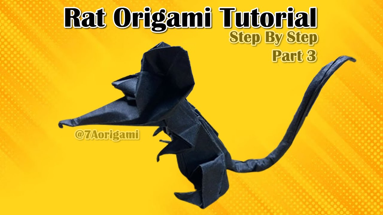 Origami RAT Paper Folding | Part 3 - YouTube