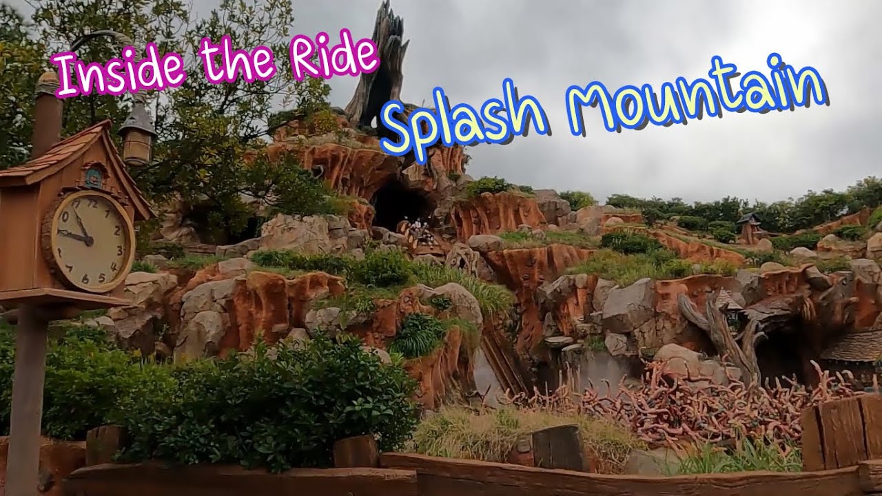 Inside Splash Mountain Log Ride - Tokyo Disneyland - YouTube