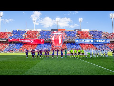 GOOSEBUMPS! BARÇA ANTHEM sung A capella before EL CLÁSICO 🔵🔴