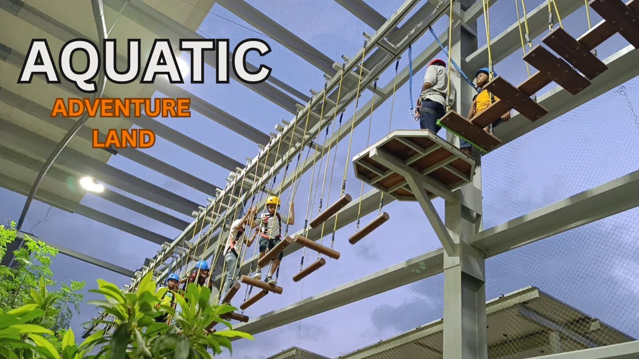 AQUATIC ADVENTURE LAND| OBSTACLE COURSE| WATER SLIDES| PALTOON EXTREME ...