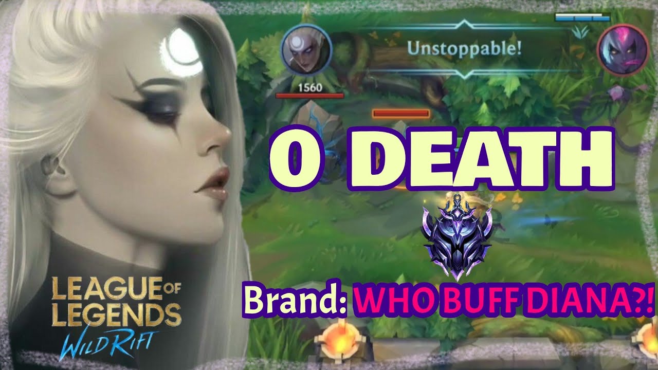 LEGENDARY DIANA IN PATCH 2.5 | WILD RIFT Zeironn - YouTube