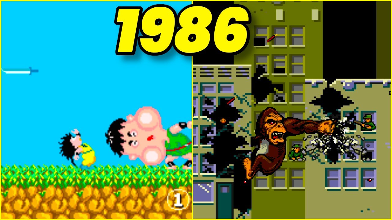 TOP 5 ARCADE GAMES 1986! - YouTube