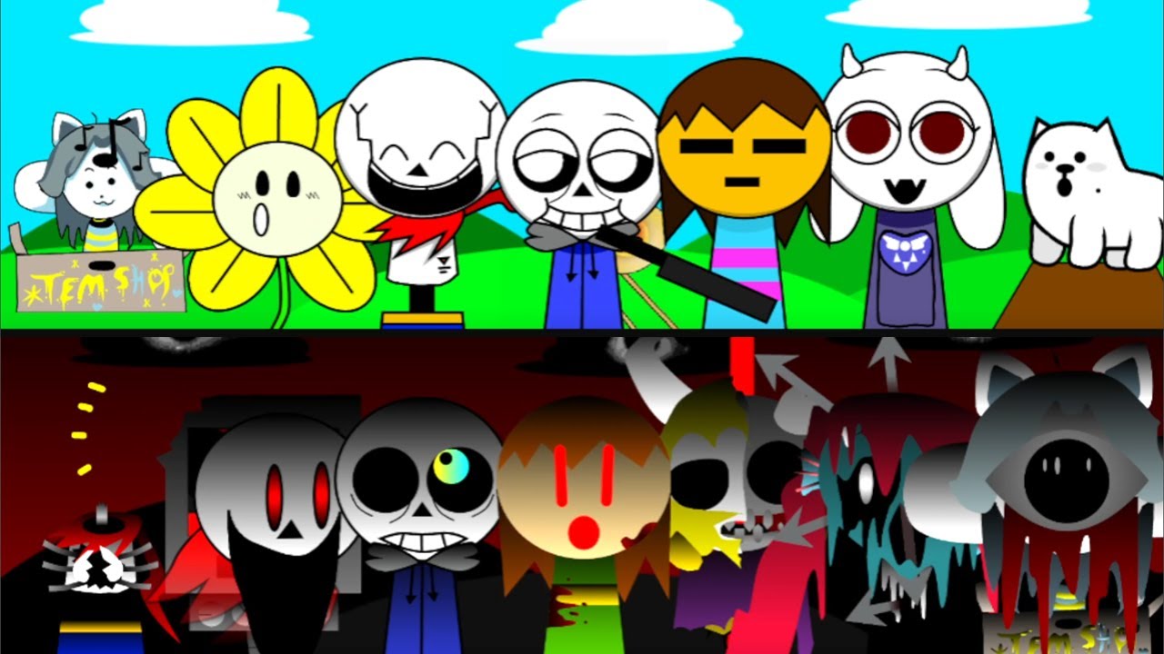 Incredibox - UNDERTALE - Horror Versions - Sprunki Mods - YouTube