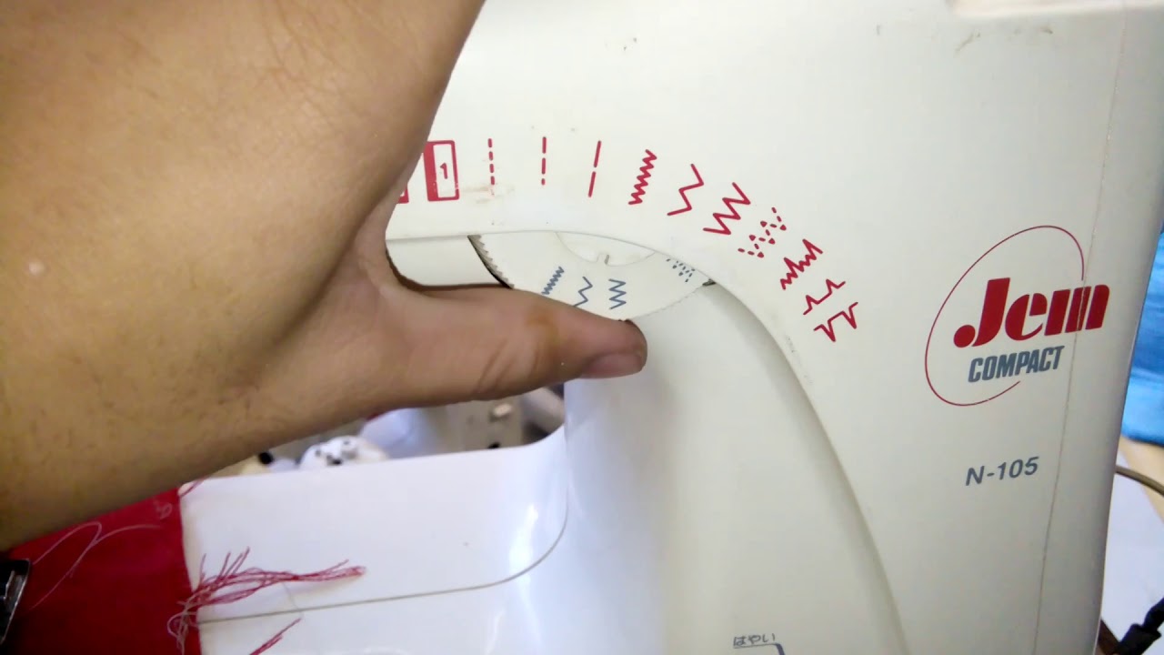 jem n 105 sewing demo - YouTube