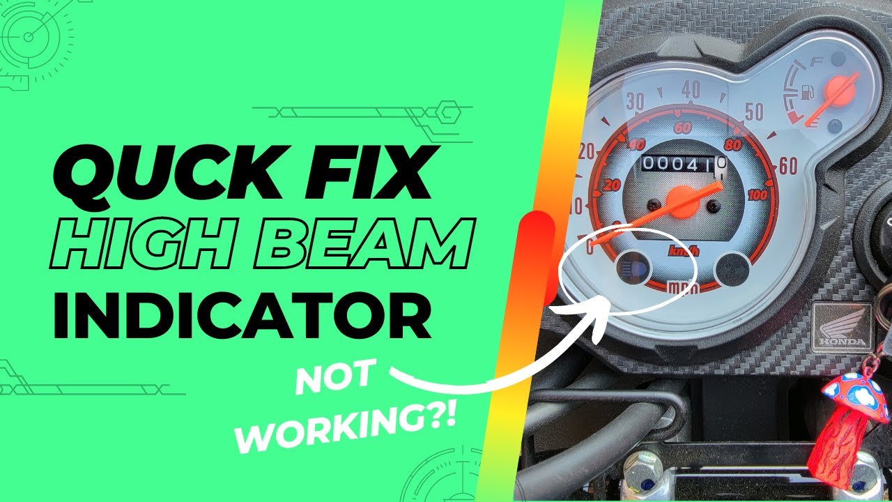 High Beam Indicator Fix!! // 2022 Honda Navi - YouTube