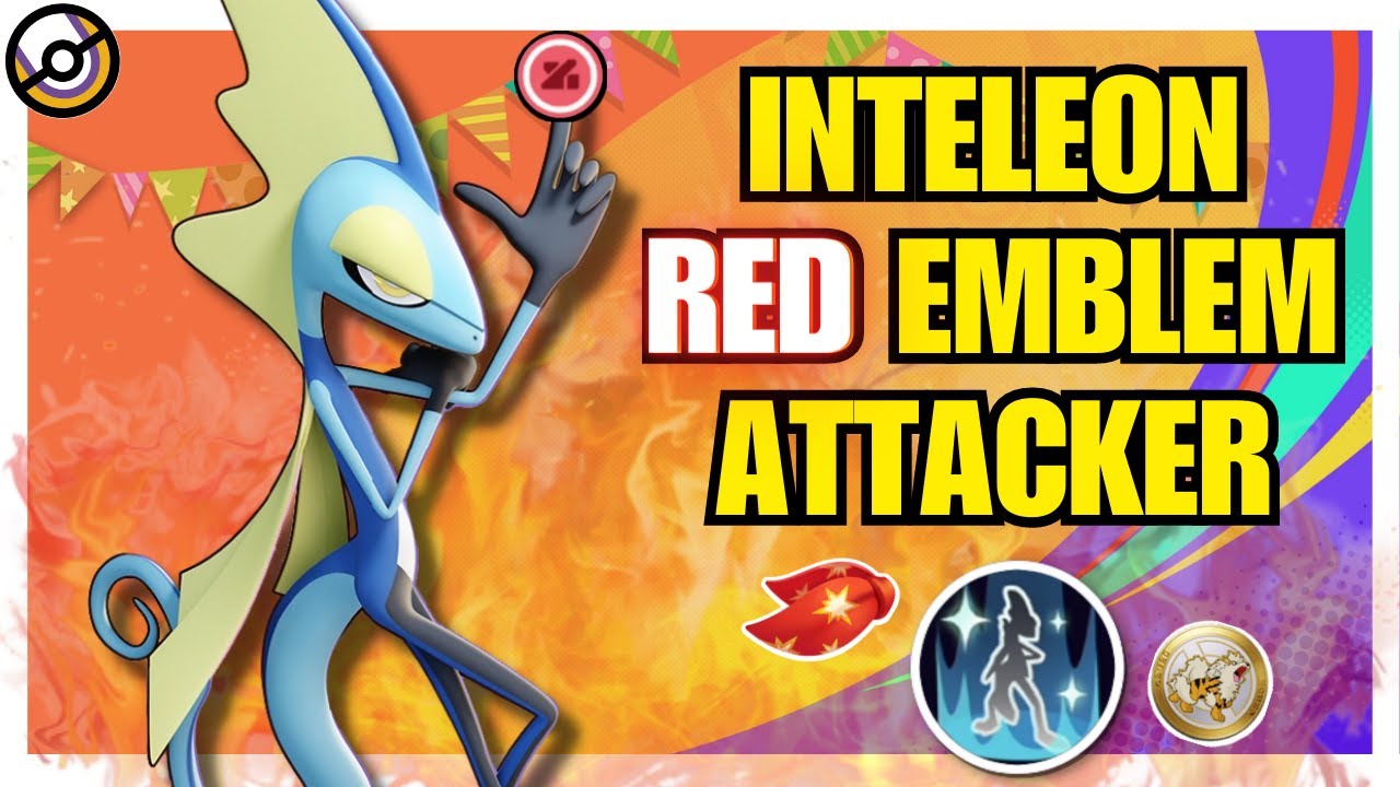 RED EMBLEMS Make INTELEON Good??? - Pokemon Unite - YouTube