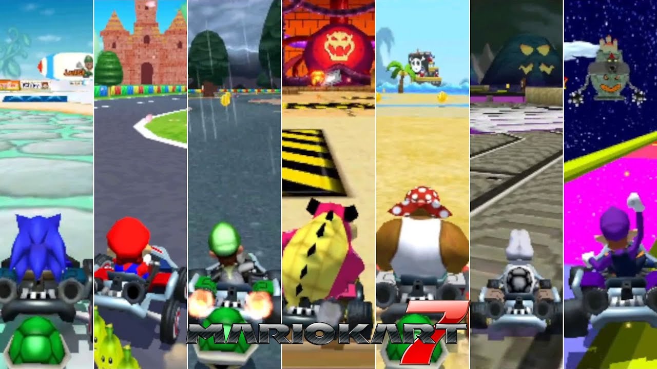 Mario Kart 7 CTGP-7 // All 11 Mario Kart: Super Circuit Courses [150cc ...