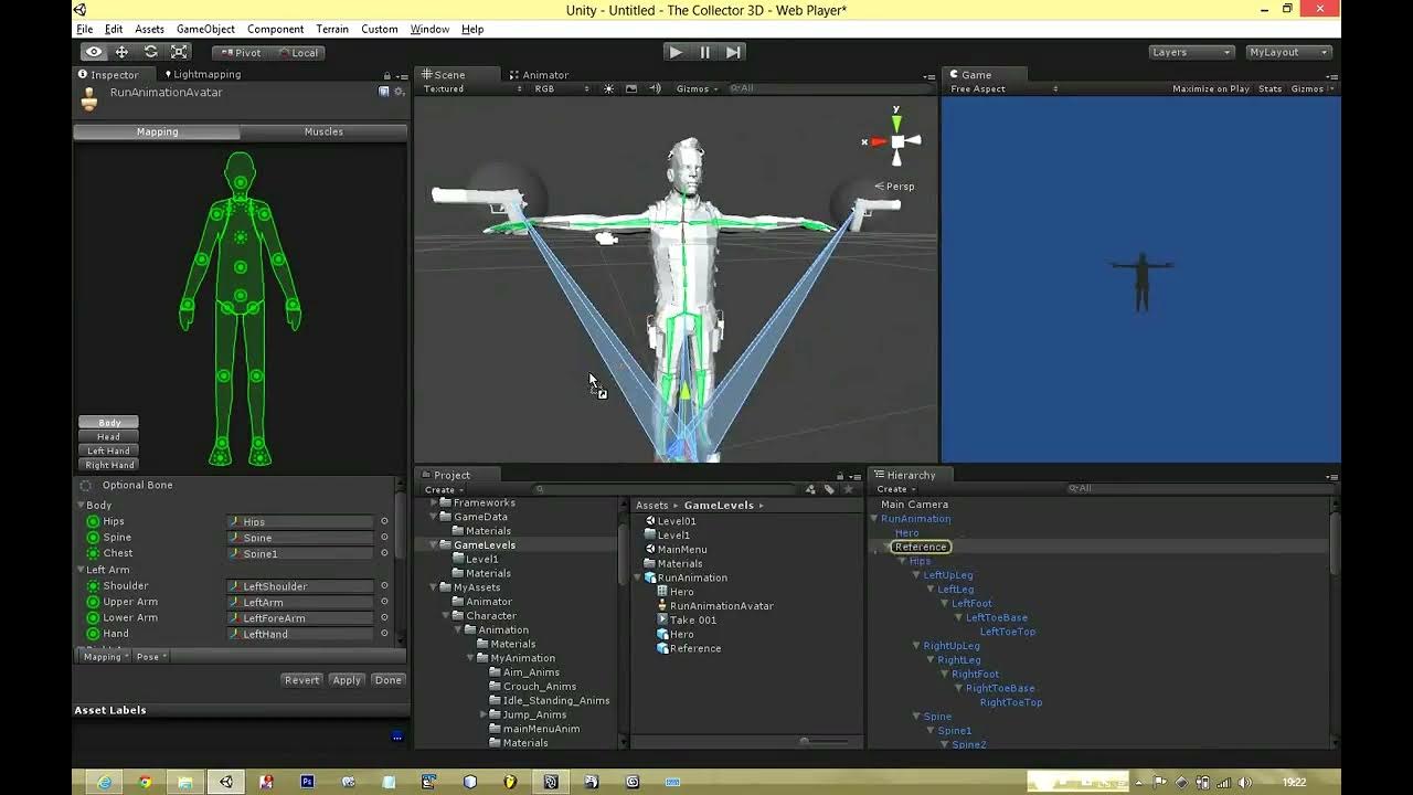 Unity Mecanim Applying Root Motion to in place animation - YouTube