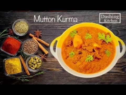 Mutton Kurma || Easy Mutton Kurma recipe with coconut - YouTube