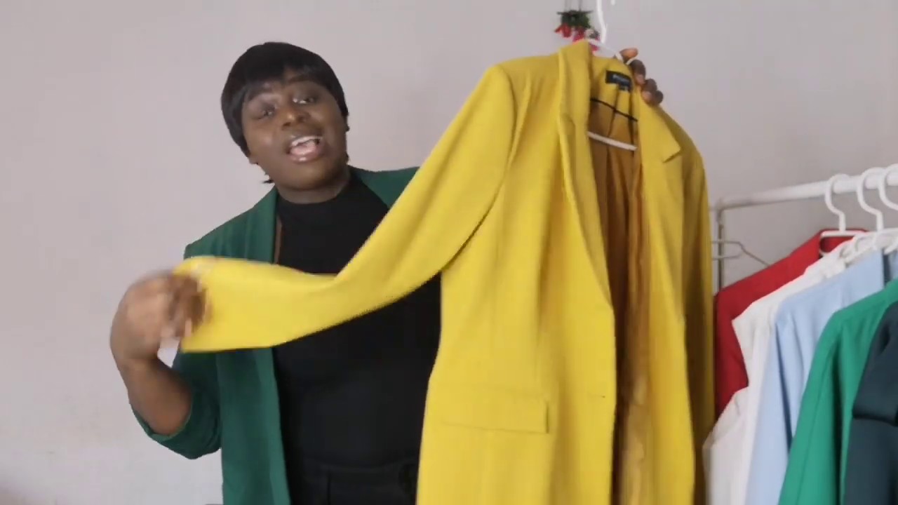 Fall blazer try on haul || Reserved blazers - YouTube