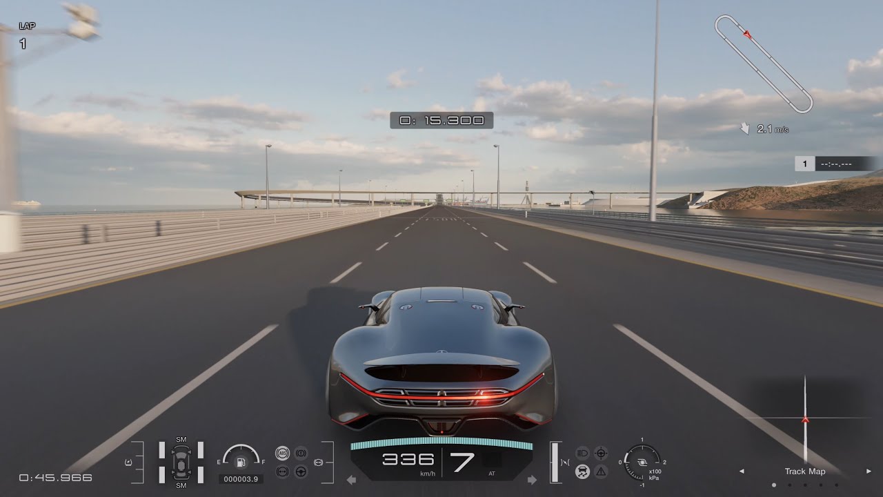 Gran Turismo 7: Mercedes-Benz AMG VGT Top Speed (stock) - YouTube