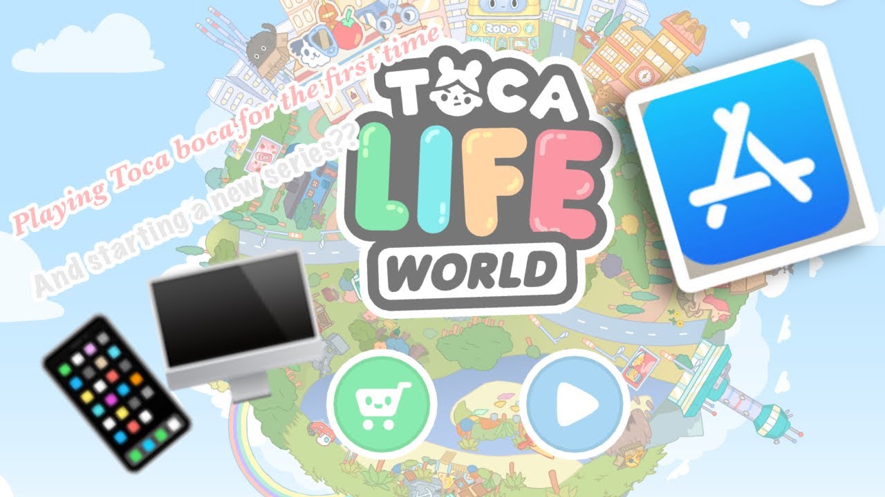 Playing Toca world for the first time 😊 - YouTube