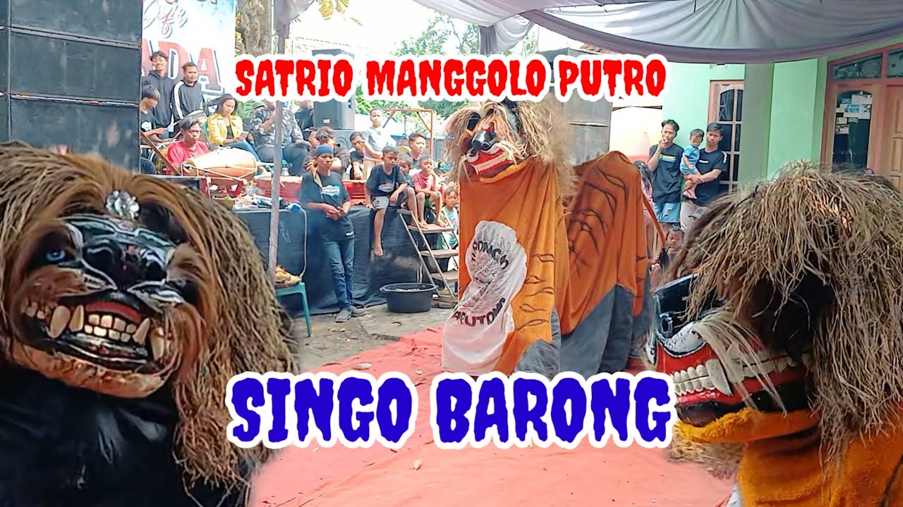 satrio manggolo putro_singo barong_live in magersari - YouTube