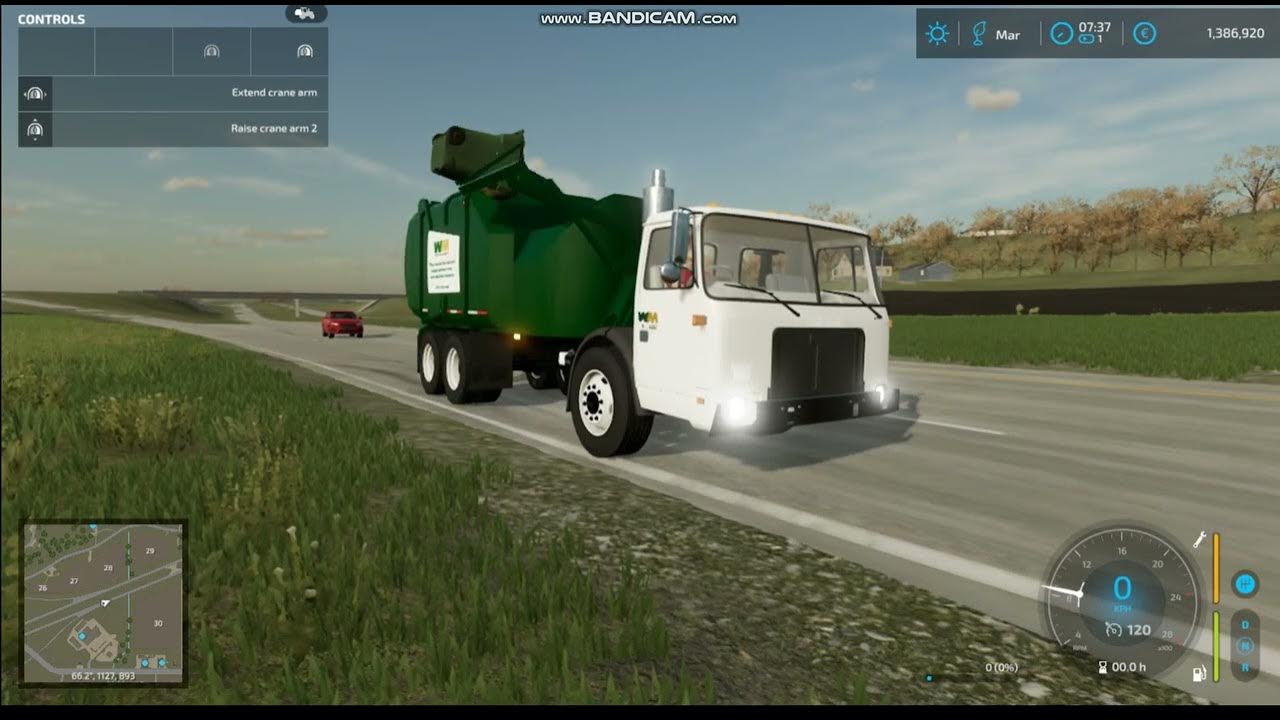 Waste Management Autocar WXLL Heil CP Python (FS22) - YouTube