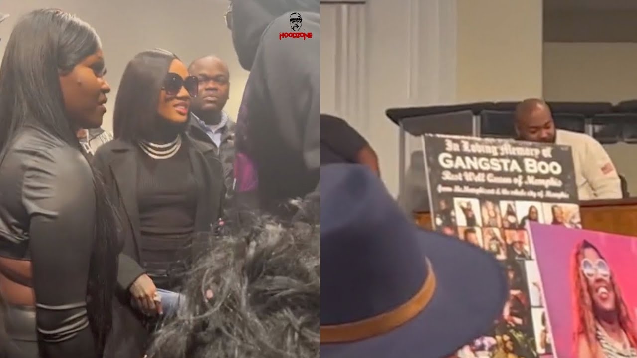 Glorilla Pulls Up To Gangsta Boo Funeral To Pay Her Respect Along With ...