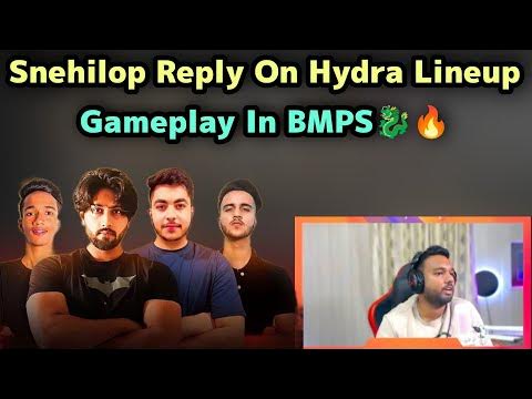 Snehilop Reply On Hydra Performance In BMPS & Gameplay 🐉🔥 - YouTube
