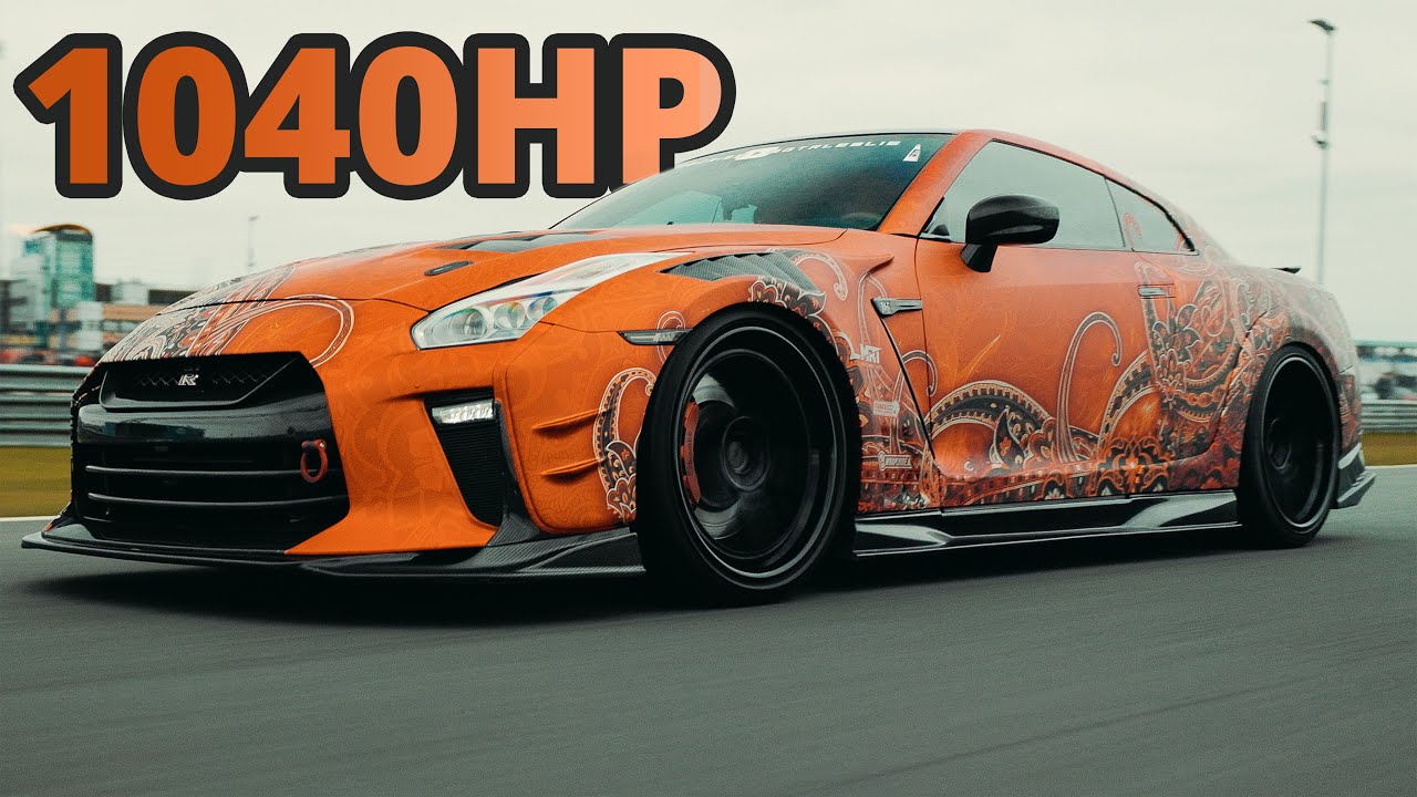 Nissan GTR R35 with 1040HP on TT Circuit Assen [4K] - YouTube