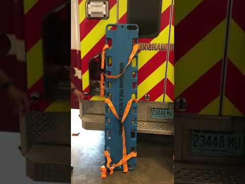Rescue 16 Backboard Strap Placement - YouTube