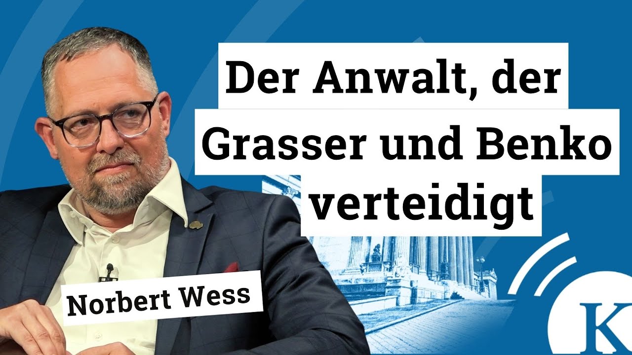Norbert Wess: Der Anwalt, der Grasser und Benko verteidigt - YouTube