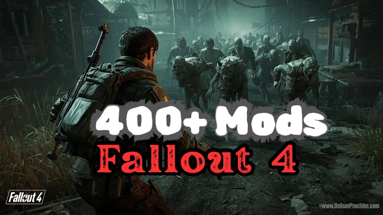 Fallout's 4 Post-Apocalyptic, Zombies & Creatures 400+ MODS CLEANING ...