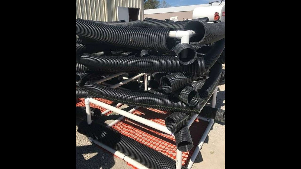 Shelbyville Cubes made from ADS pipe - YouTube