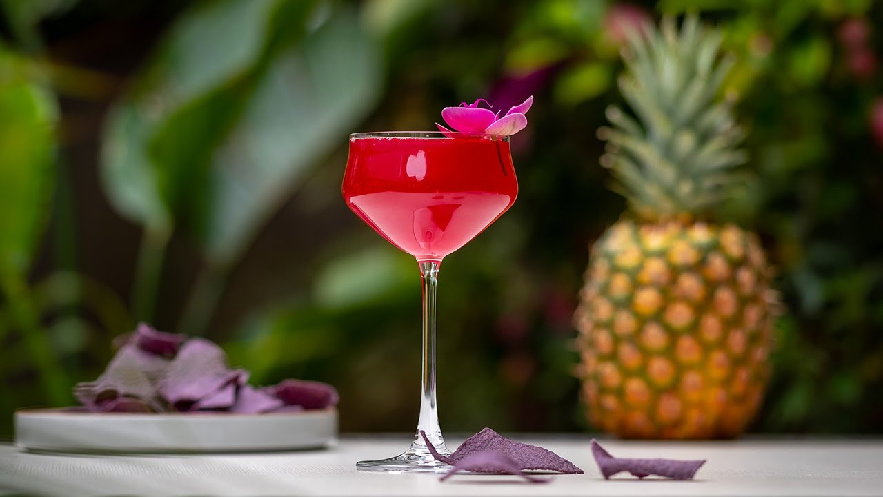 How to make Shaker & Spoon's Mes Morado cocktail - YouTube