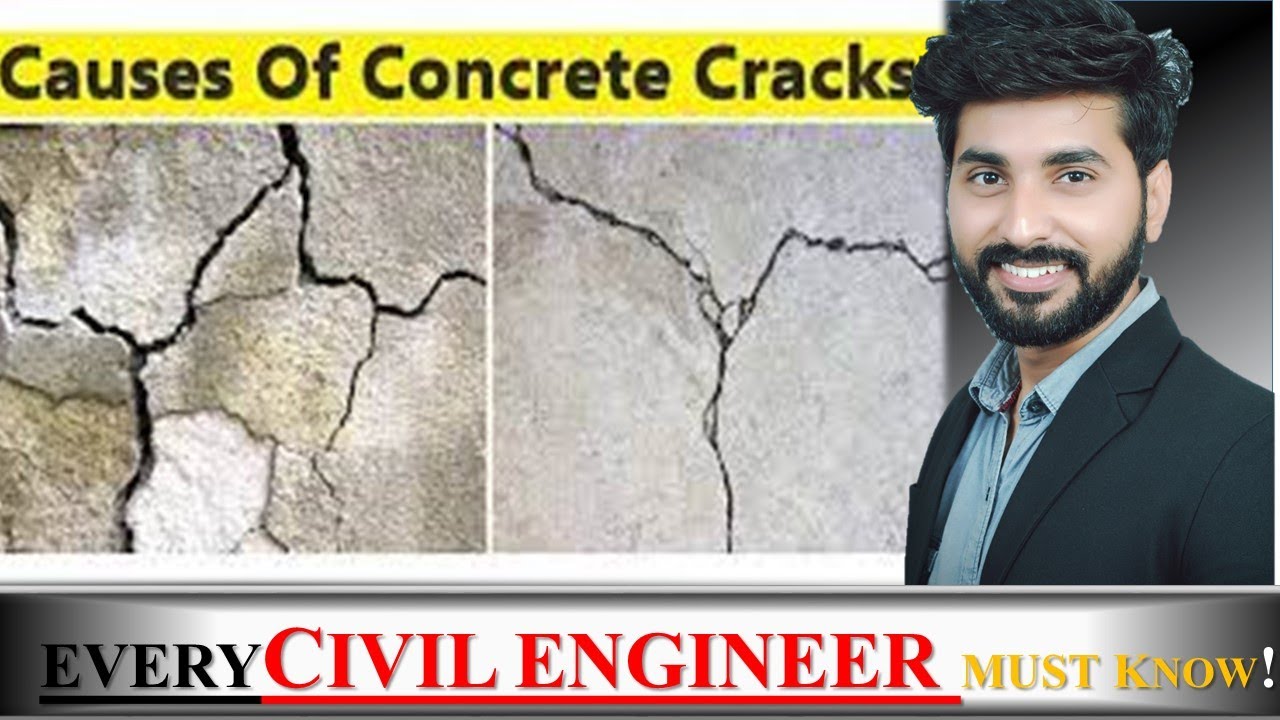 CAUSES OF CONCRETE CRACK BY CIVIL GURUJI - YouTube