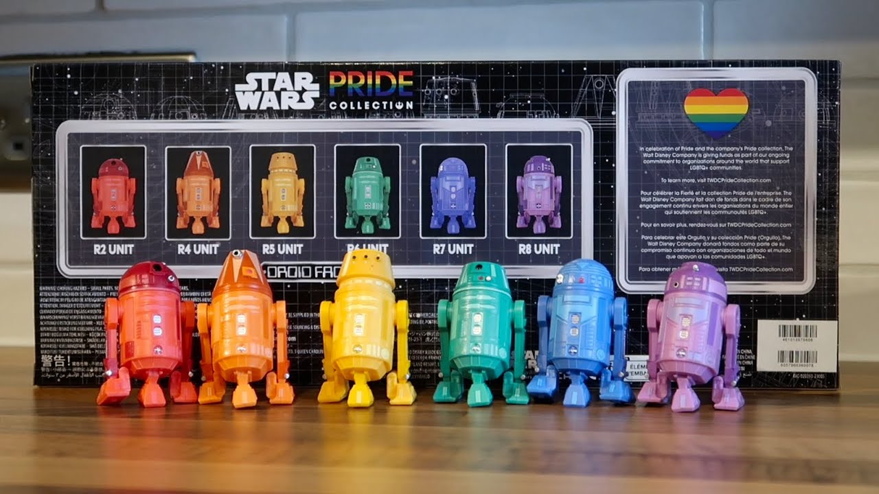 STAR WARS Disney Pride Collection DROID FACTORY Action Figure Set 2023 ...