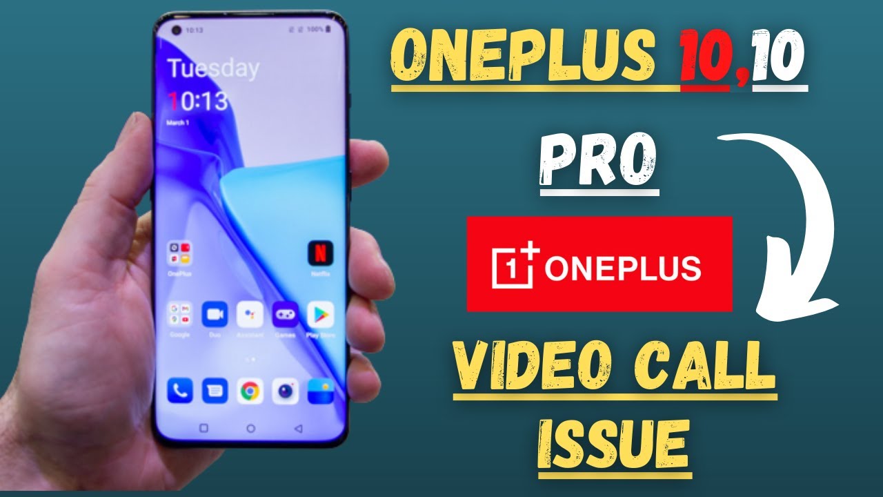 oneplus 10, 10 Pro Video Call issue || video call screen off problem ...