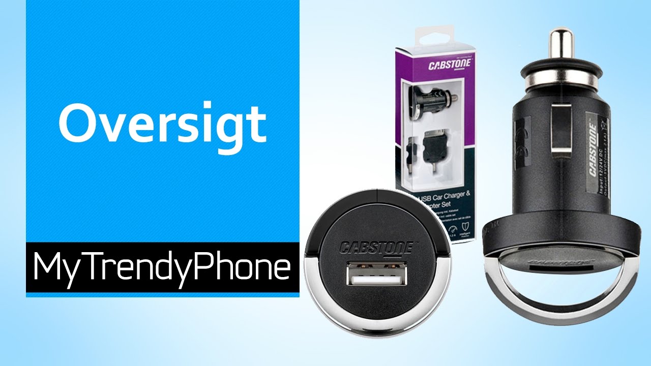 Cabstone Universal USB Billader - YouTube