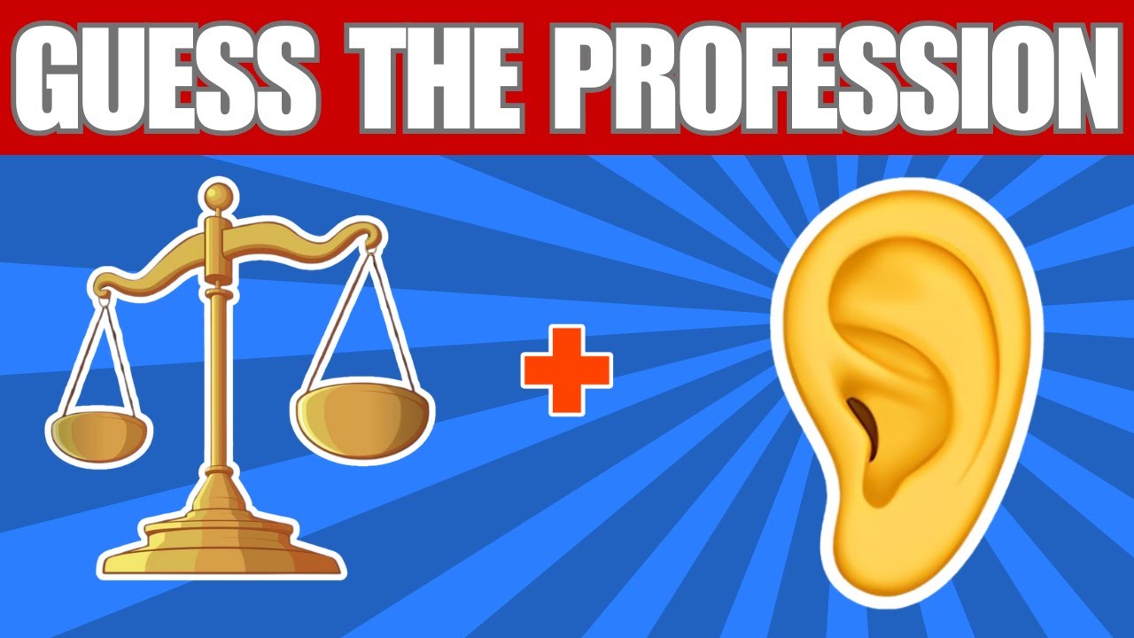 Guess the Profession by Emoji! 🧑‍🍳👩‍🚒 | Fun Quiz Challenge - YouTube